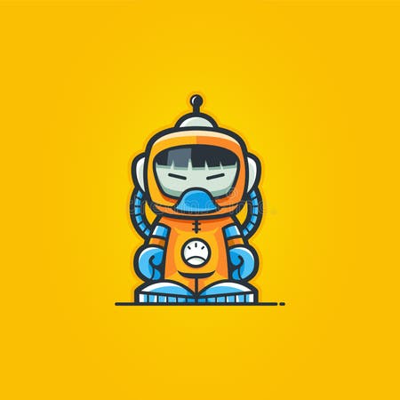 Spaceman Astronaut Character Stock Vector - Illustration of technology ...