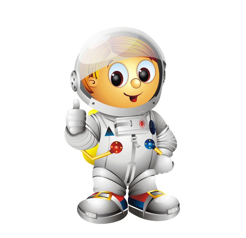 Spaceman Character Astronaut Stock Illustration - Illustration of nasa ...