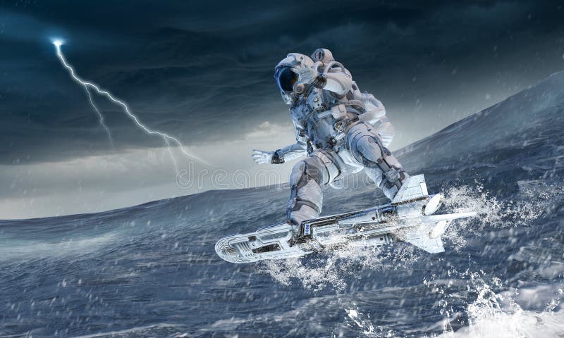 Spaceman Surfing Stock Illustrations – 110 Spaceman Surfing Stock ...