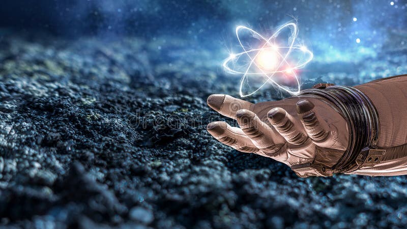 Humankind Universe and Science Stock Image - Image of mixed, energy ...