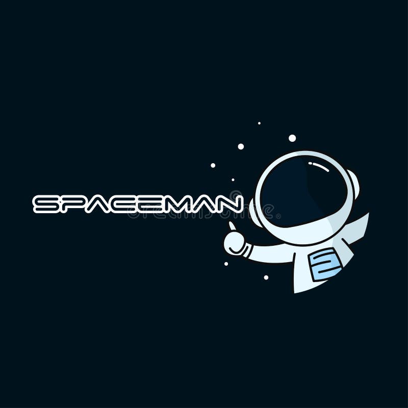 Spaceman Logo Design Concept Template Vector Stock Vector ...