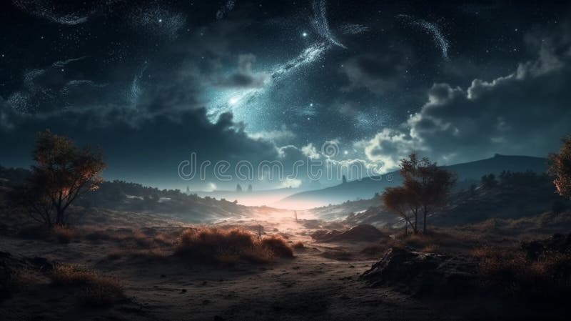 Spaceman and Planet, Human in Space Concept Stock Illustration ...