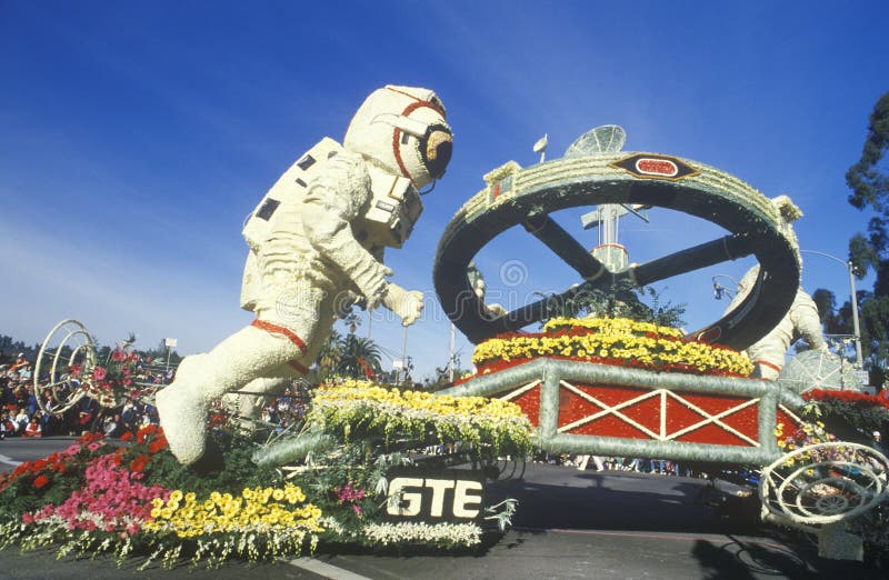 Spacemen Float in Rose Bowl Parade, Pasadena, California Editorial ...