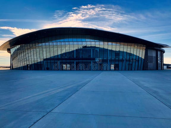 The Spaceport America Building in the Jornado Del Muerto Desert New ...