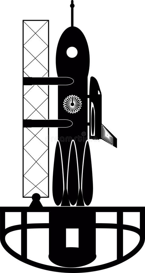 Spaceport stock vector. Illustration of raster, flight - 48381639