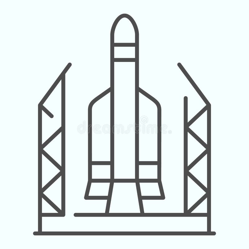 Rocket Launch Flat Icon. Spacecraft Color Icons in Trendy Flat Style ...