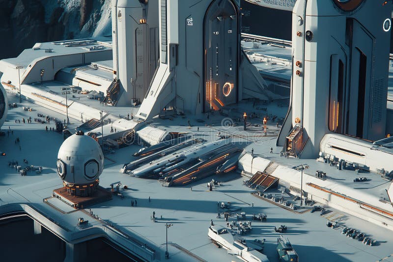 Spaceports, Modular Space Structures, Launching Rockets, Futuristic ...