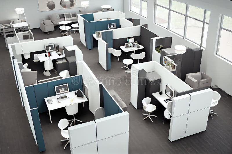 Spaces with Open and Collaborative Workspace, with Moveable Furniture ...