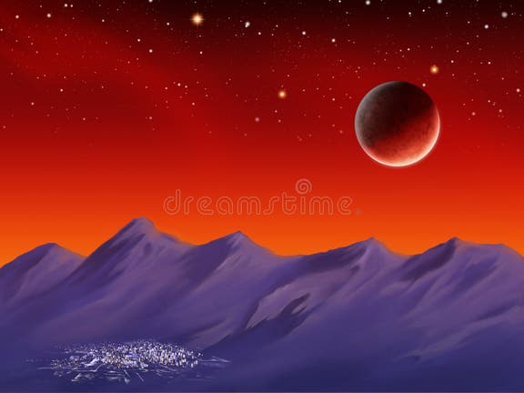 Spacescape stock illustration. Illustration of exploration - 7568947