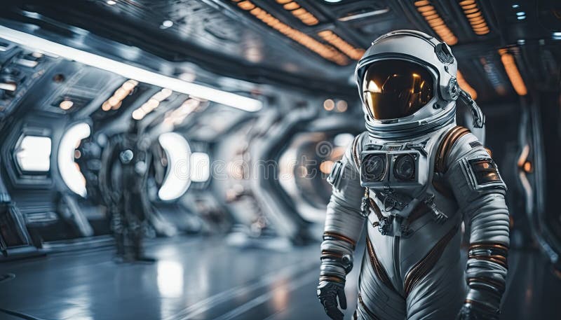 Spaceship and Astronaut, Astronaut in Action, Daring Astronaut, Space ...