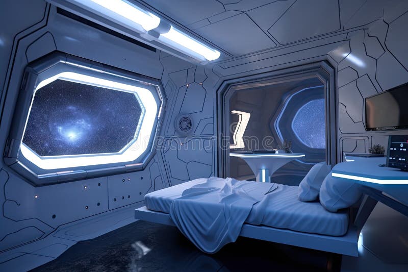 Sci-Fi Spaceship Bedroom: a Futuristic Spaceship-themed Bedroom with ... Sci-Fi Spaceship Bedroom: a Futuristic Spaceship-themed Bedroom with ...