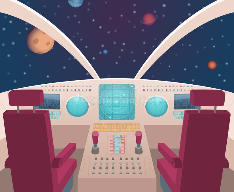 Inside Spaceship Cartoon Stock Illustrations – 804 Inside Spaceship ...