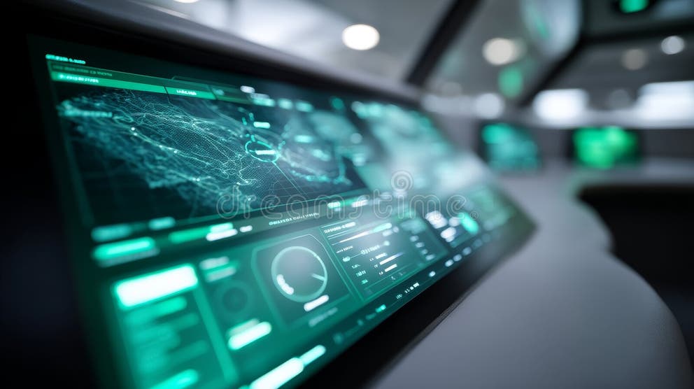 A Spaceship Control Panel from the Future Has Several Screens ...