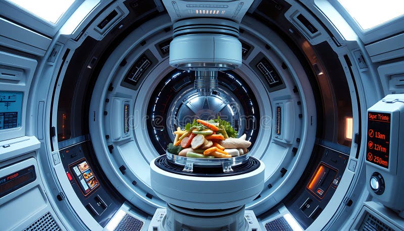 Spaceship Control Panel, Futuristic Tech, Sci,fi Cockpit, Stock Photo ...