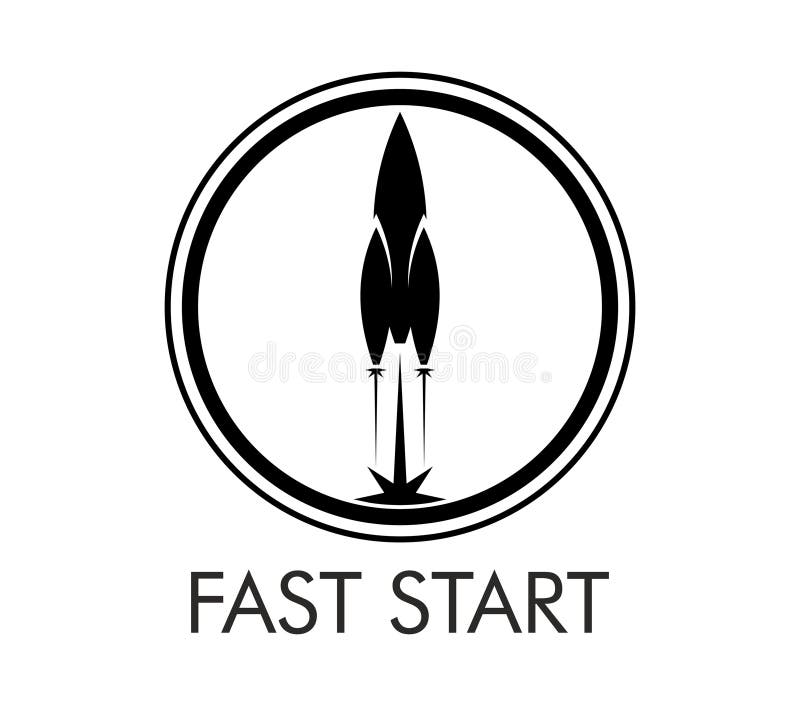 Spaceship Icon of Space Ship, Rocket and Shuttle Stock Vector ...