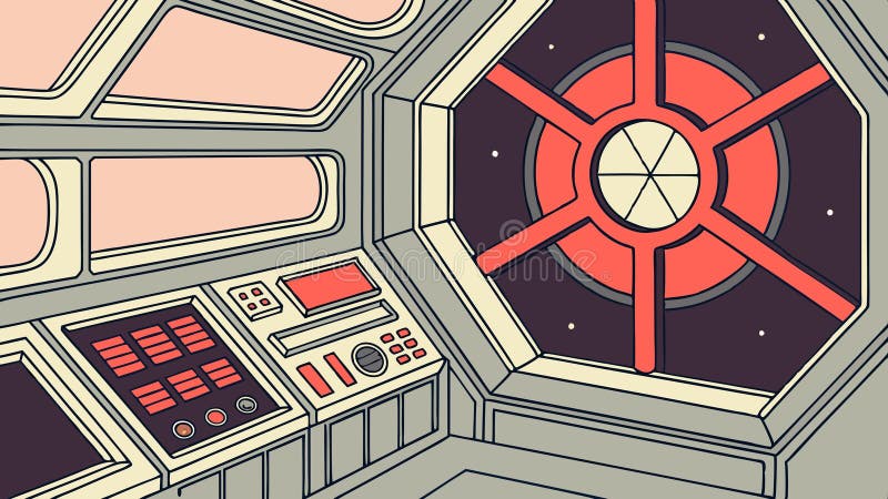 Spaceship Interior Control Panel, Sci-fi Tech, Futuristic Design, Space ...