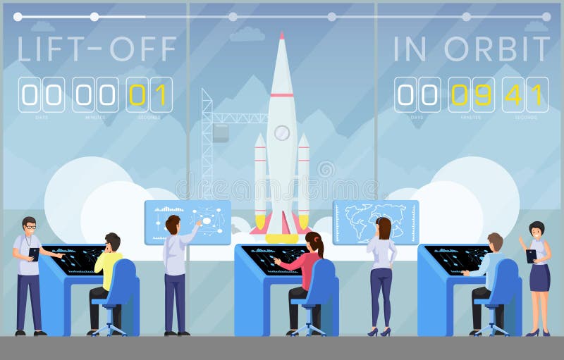 Rocket Launch Countdown Stock Illustrations – 675 Rocket Launch ...
