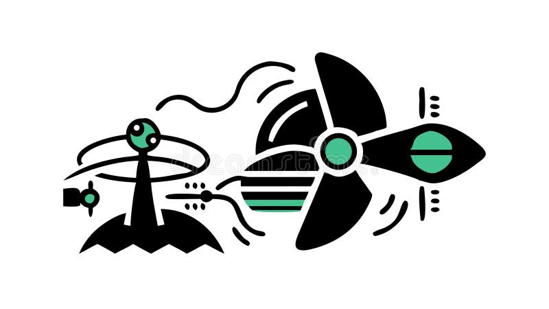 Spaceship Launching Missile Attack Space Warfare, Vector Design ...