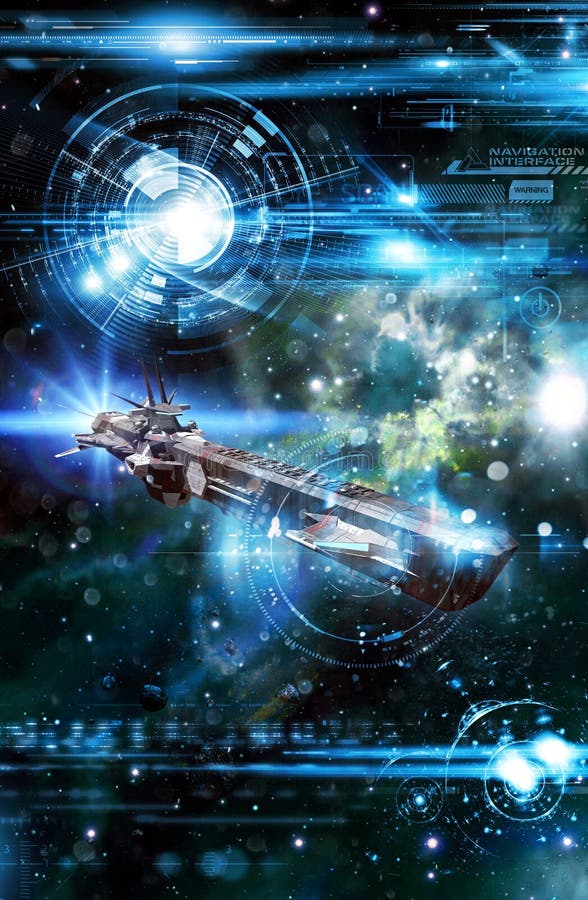 Spaceship Navigation Interface Stock Illustrations – 284 Spaceship ...