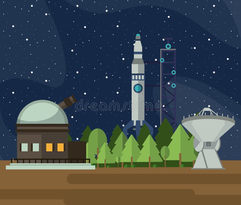 Space Exploration Adventure Stock Vector - Illustration of ...