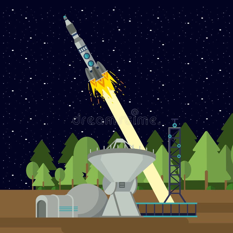 Space Exploration Adventure Stock Vector - Illustration of globe, space ...