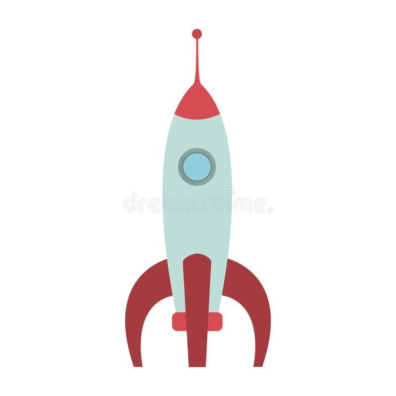 Spaceship Rocket Taking Off Stock Vector - Illustration of galaxy ...