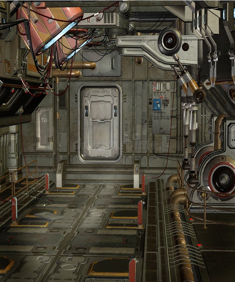 Spaceship hatch stock illustration. Illustration of futuristic - 26997623