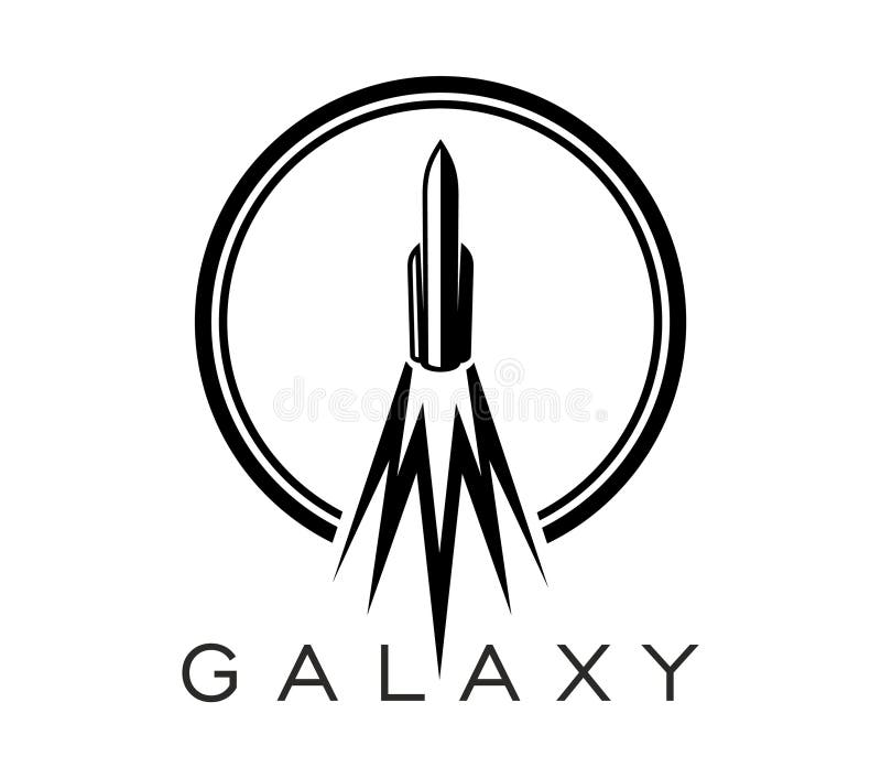 Spaceship, Space Rocket Icon, Launching Shuttle Stock Vector ...