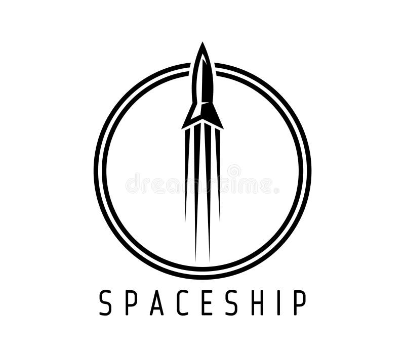 Spaceship Icon Collection. Set of Black Rocket Icons. Rocket Icon ...