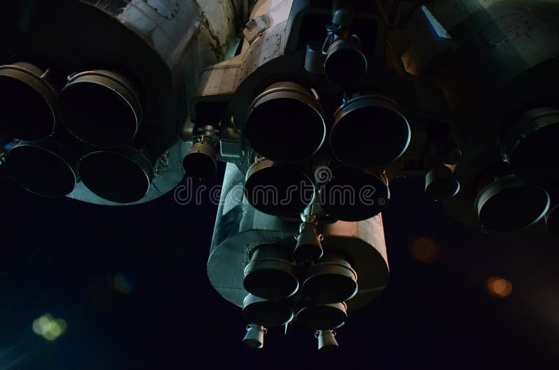 Spaceship Rear View stock photo. Image of universe, rockets - 200140
