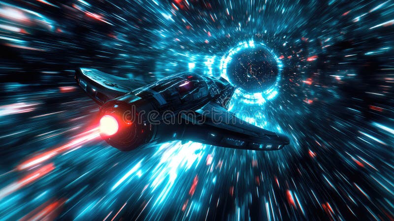 A Spaceship is Speeding at Light Speed through a Holographic Galactic ...