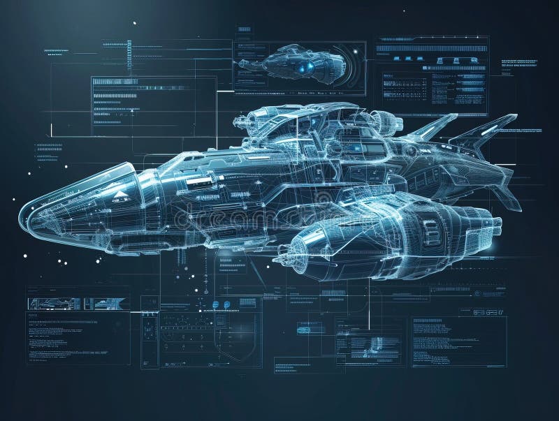 Spaceship Visualization with Augmented Reality Transparent Spaceship in ...