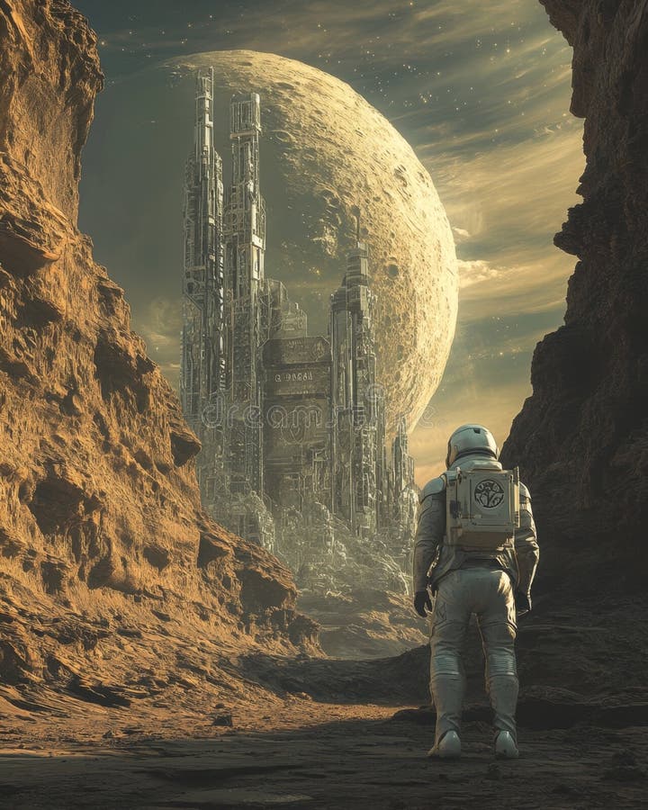 Explorer in a Spacesuit Uncovers Ancient Alien Ruins on a Distant ...