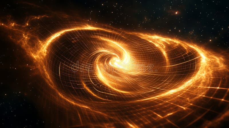 Spacetime Grid Merging with Quantum Ripples | Subtle Starfield for ...