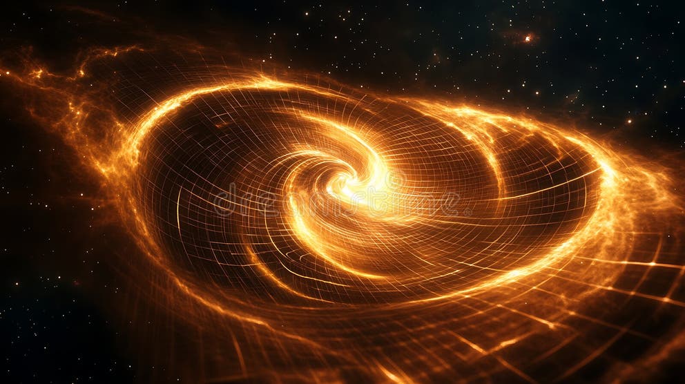 Spacetime Grid Merging with Quantum Ripples | Subtle Starfield for ...