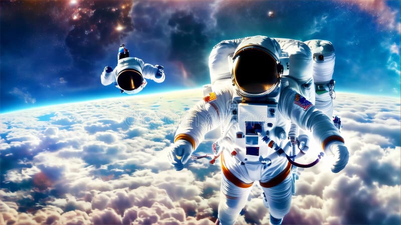 Spacewalk stock footage. Video of visual, aesthetics - 301075586