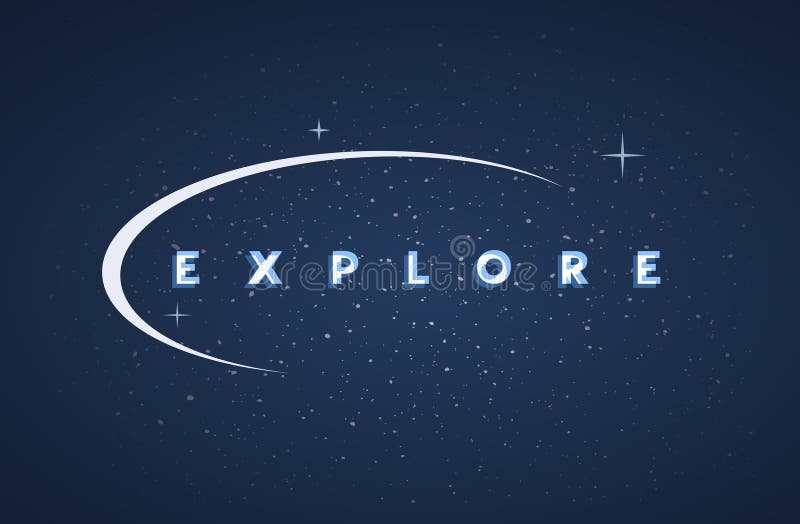 Spacial Exploration Illustration Stock Vector - Illustration of gravity ...