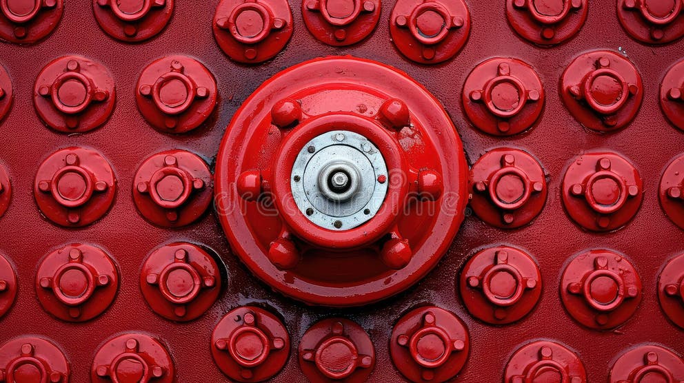 Spacing Fire Hydrant Pattern Stock Illustration - Illustration of ...