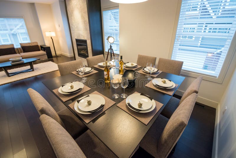 Spacious Bright Living Room Interior Stock Photo - Image of room ...