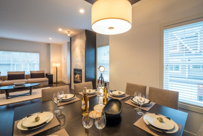 Spacious Bright Living Room Interior Stock Image - Image of decor ...