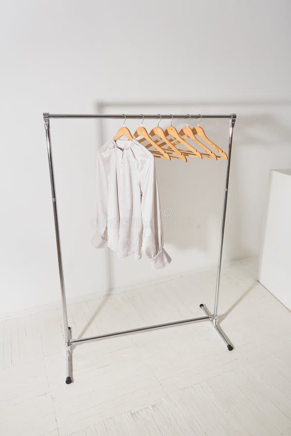 Mobile Clothes Organizer in a Room Stock Image - Image of color ...