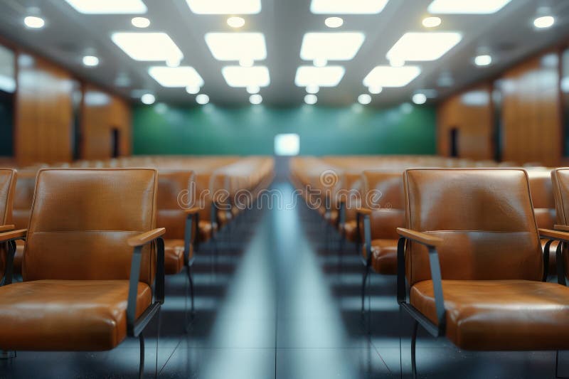 Spacious Conference Hall, Modern Business Seminar Venue, Empty ...