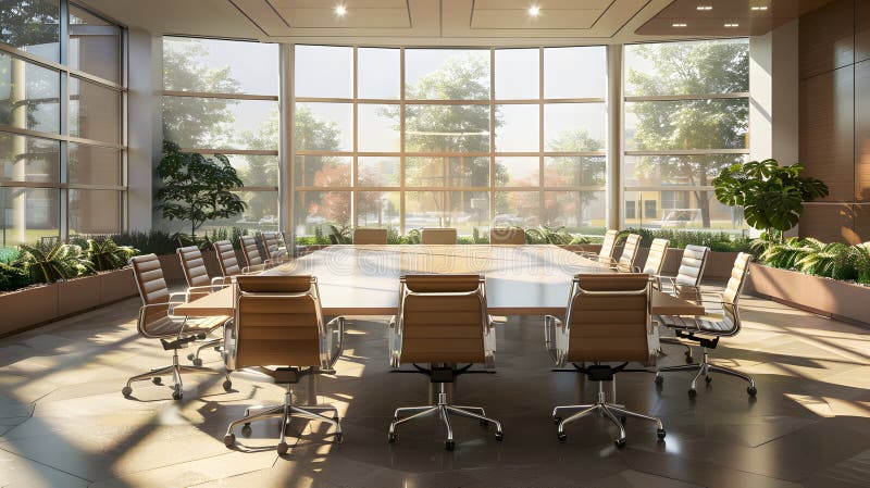 Spacious Conference Room Brought To Life in a Collaborative and ...