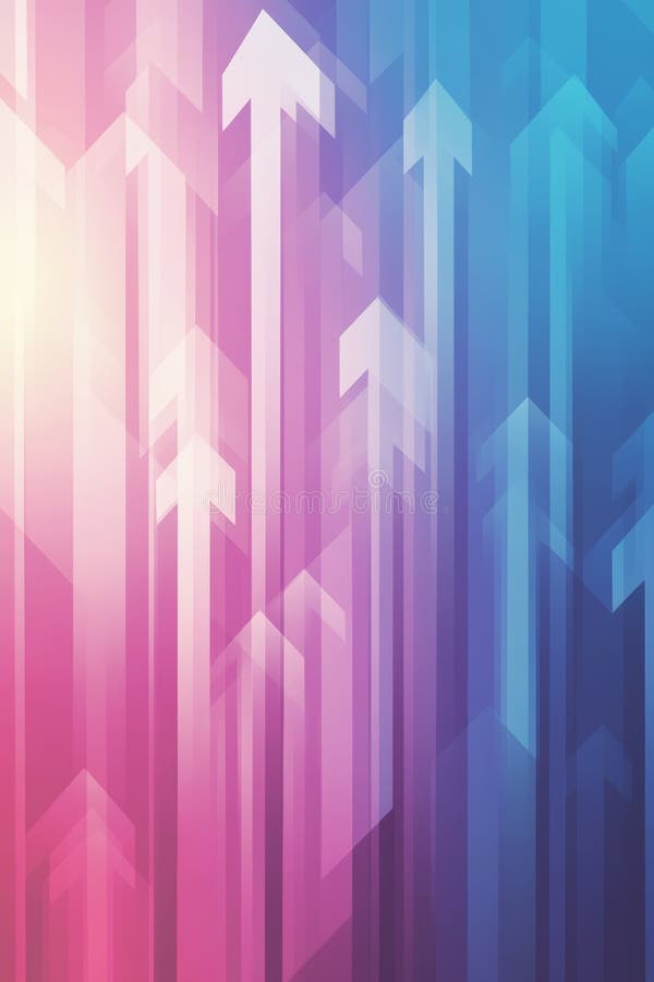 A Spacious Design with Abstract Growth Arrows, Perfect for Text ...