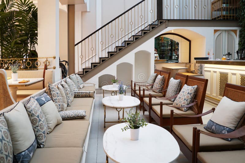 A Spacious and Elegant Restaurant Stock Image - Image of lifestyles ...