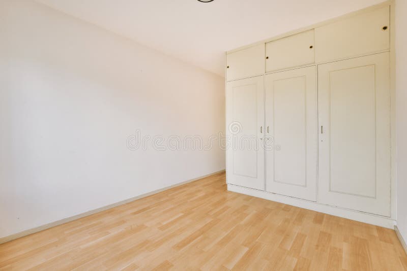 Spacious empty room stock image. Image of fashionable - 256558785