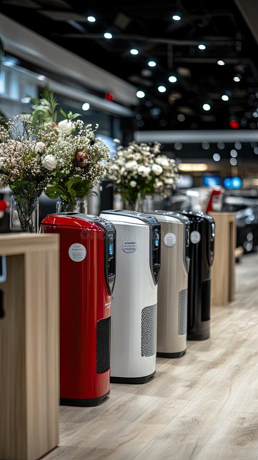 Spacious Exhibition Hall Features Futuristic Design with Elegant ...