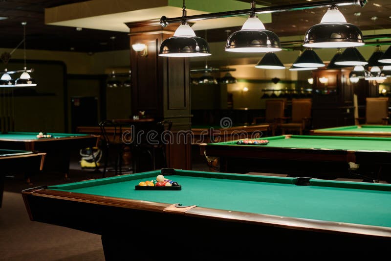 Spacious Hall in Modern Bar or Pub Stock Image - Image of copyspace ...