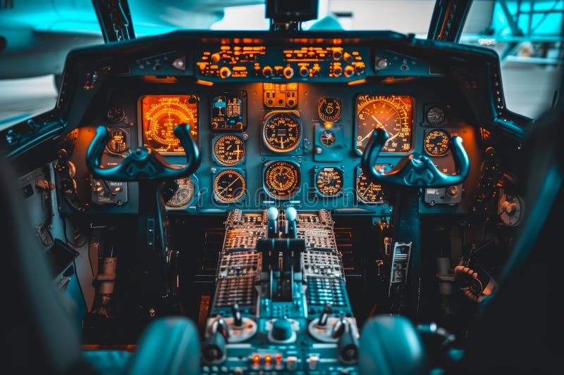 Spacious Helicopter Interior Views. Generative Ai. Stock Illustration ...