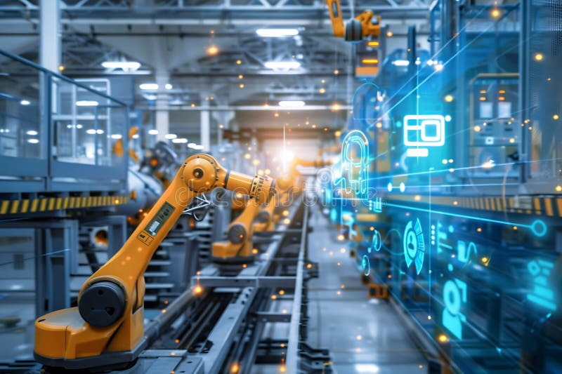 Industrial Hall Designed for Automatic Machine Manufacturing and ...